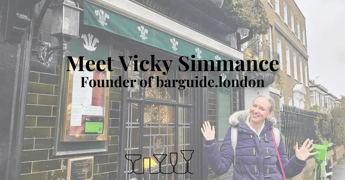 Meet Vicky Simmance – Founder of barguide.london - Barguide.London